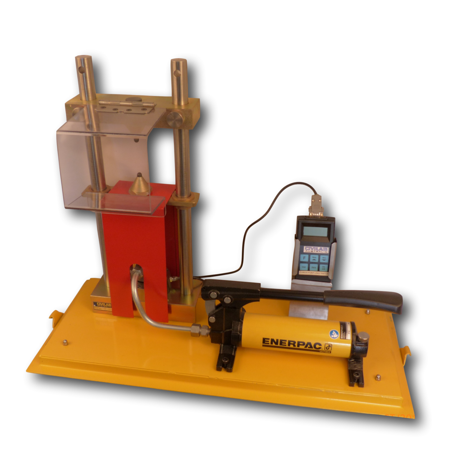 Point load tester digital indicator For Rock Mechanics Testing ...